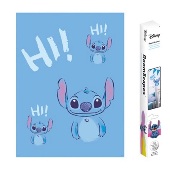 Wall Decor | Nib Disney Stitch Roomscapes Die Cut Repositionable Poster ...